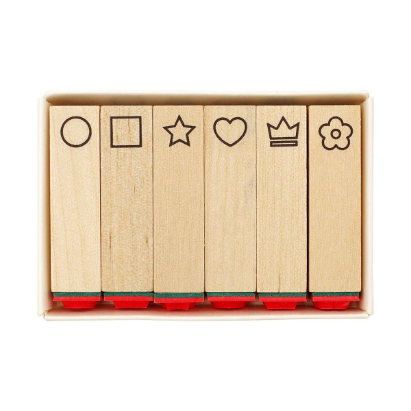 CHOCOTTO STAMP - ちょこっとスタンプ【図形/SHAPE】 : 文房具と文具通販のKDM