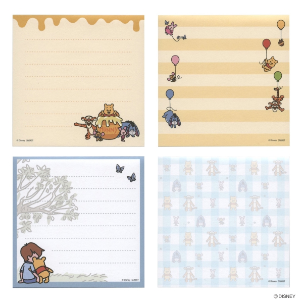 スクエアメモ ディズニー くまのプーさん TAROUT【クリストファー・ロビン】 : 文房具と文具通販のKDM