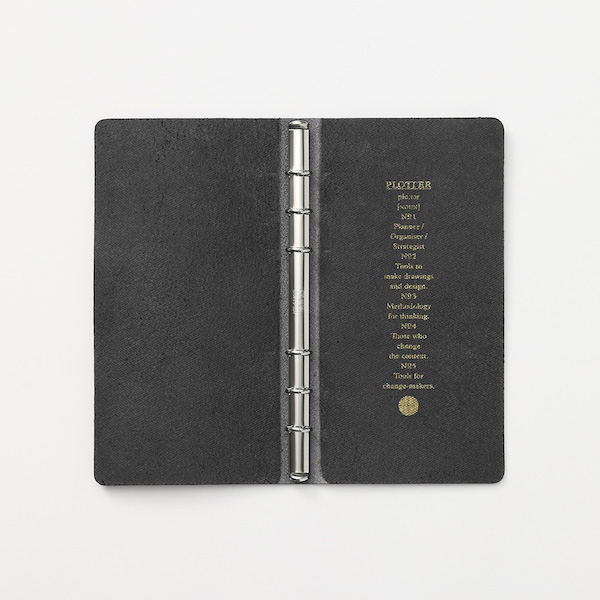 PLOTTER/プロッター ナローサイズ ホースヘアーII レザーバインダー 11mm【ブラック】 : 文房具と文具通販のKDM