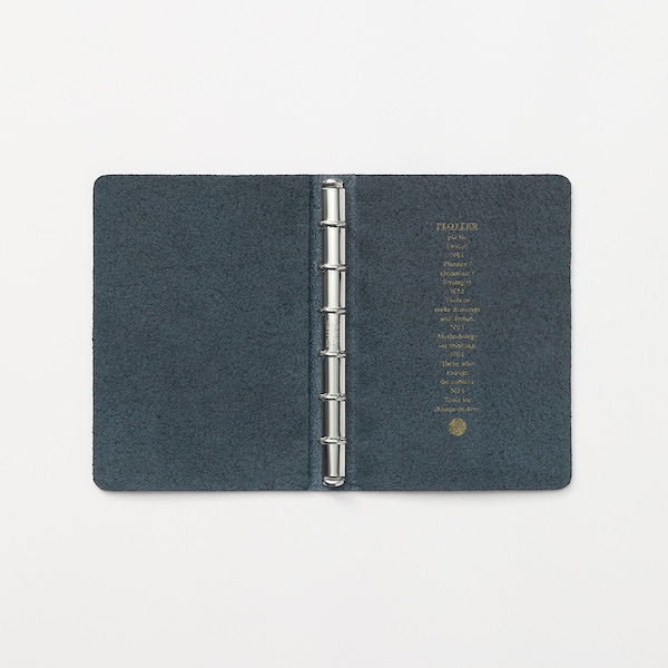 PLOTTER/プロッター ミニ6サイズ ホースヘアーII レザーバインダー 11mm【ネイビー】 : 文房具と文具通販のKDM