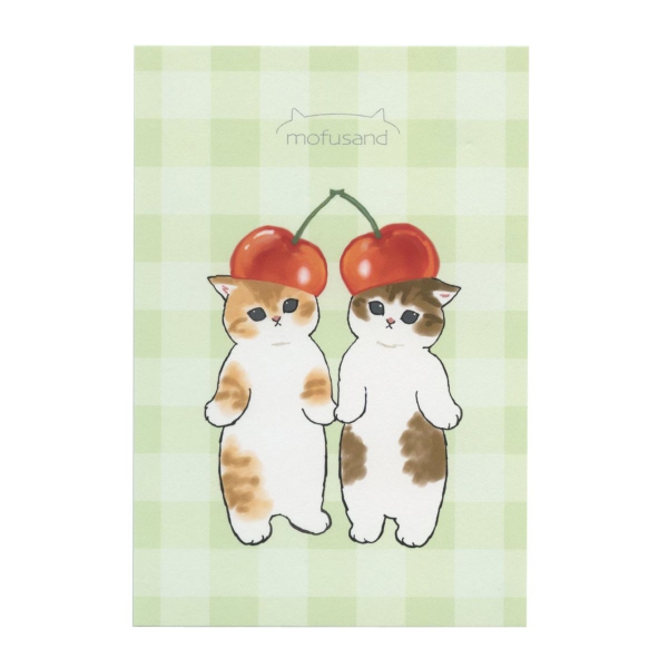 mofusando/モフサンド ポストカード【F12-PX-145】ぢゅの イラスト作家 かわいい : 文房具と文具通販のKDM